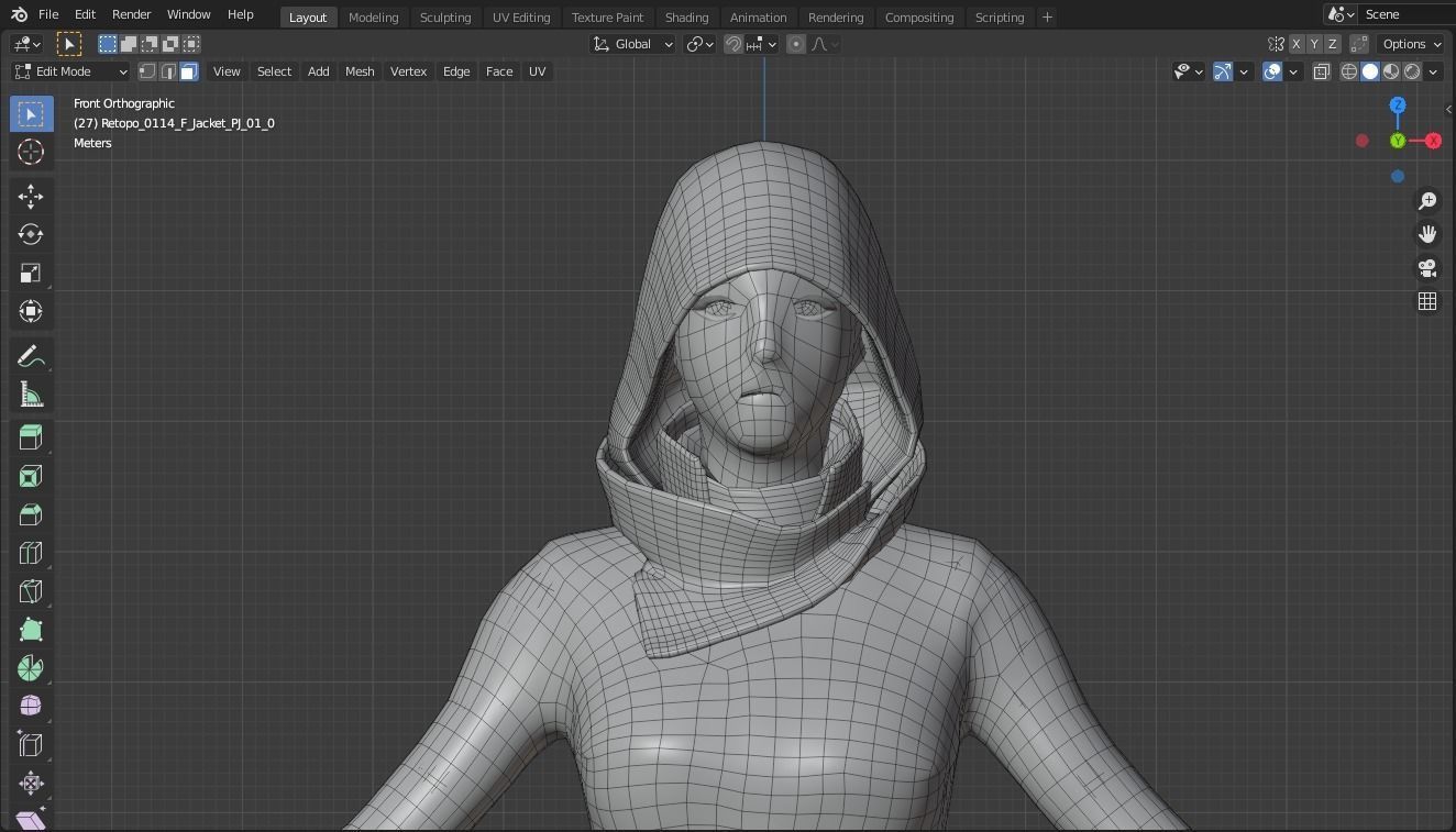3D model Daemon Girl Base Mesh VR / AR / low-poly | CGTrader