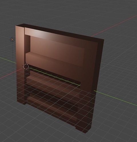 Wooden shelf 3D model 3D printable | CGTrader