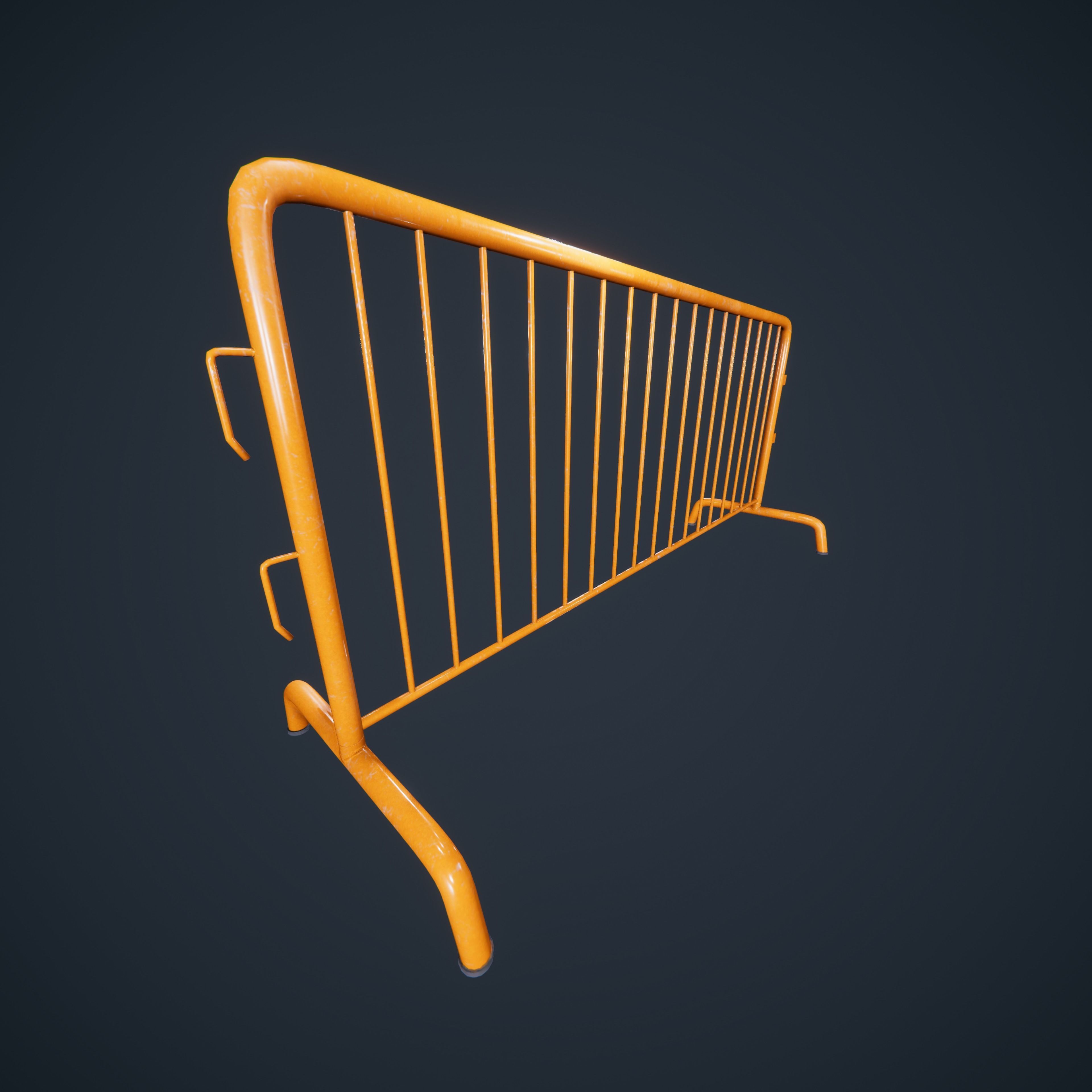 3D model Barricade Fence VR / AR / low-poly | CGTrader