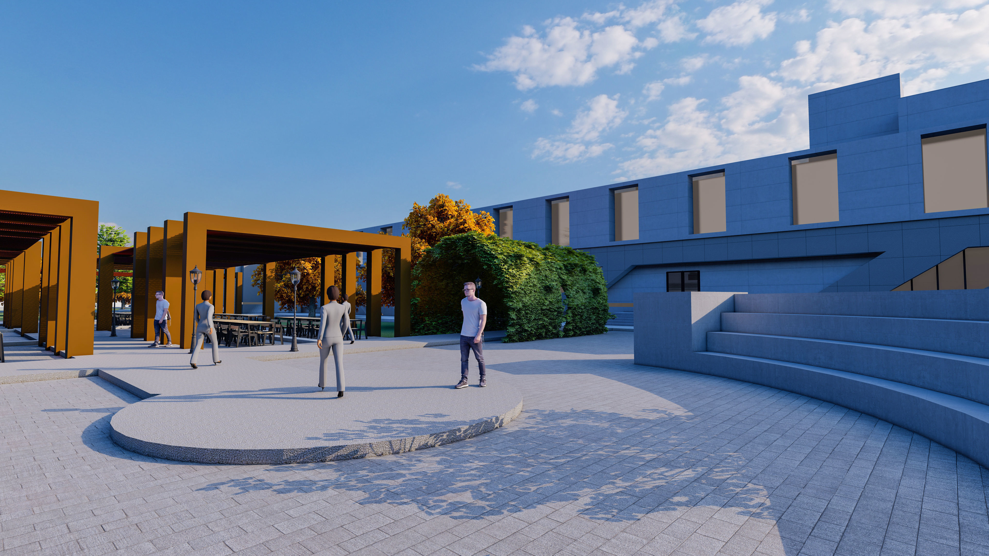 Entertainment Cultural Center 3D model | CGTrader