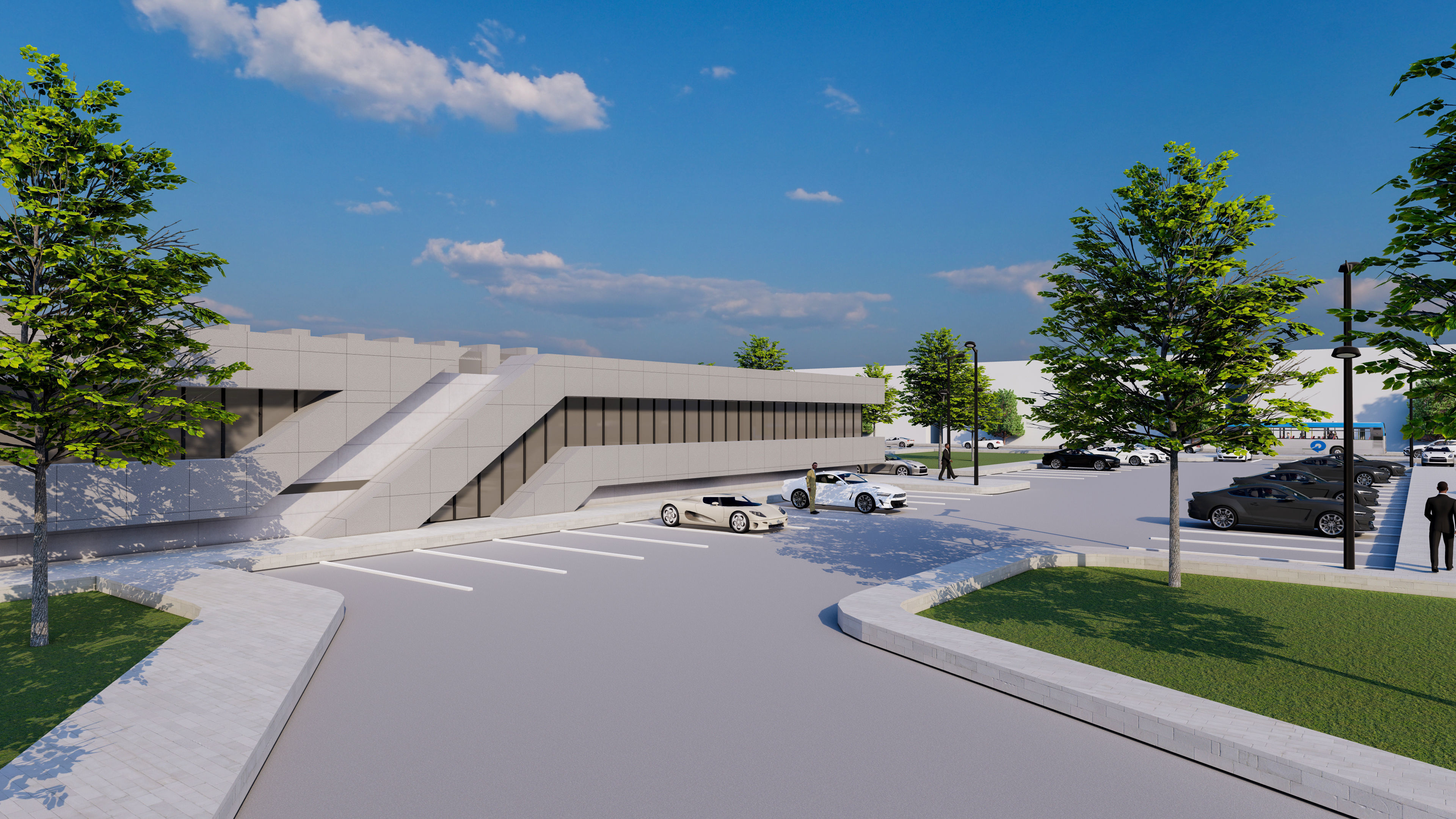 Entertainment Cultural Center 3D model | CGTrader