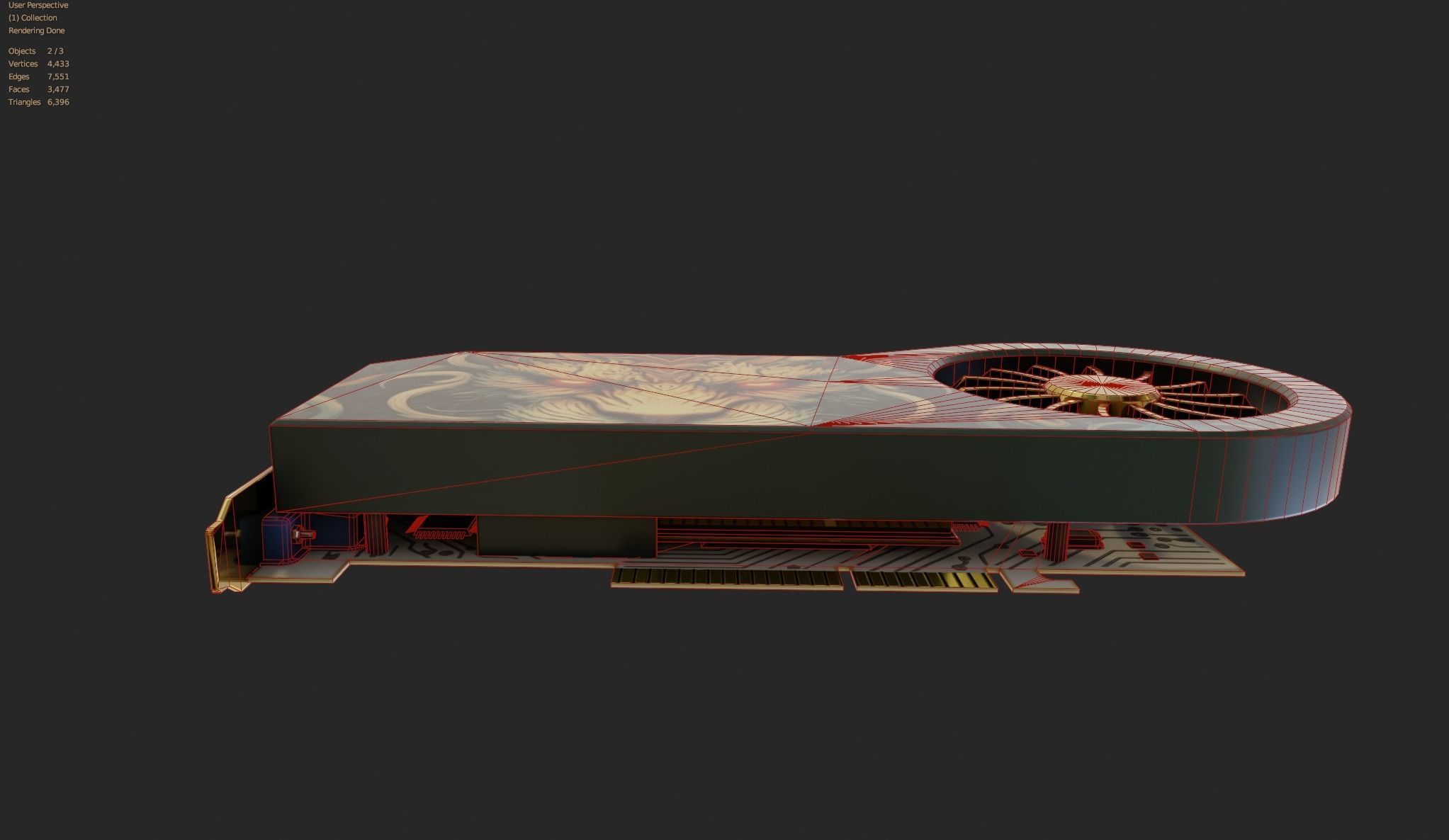 3D model beast vga gpu video card theme graphics card computer part VR ...