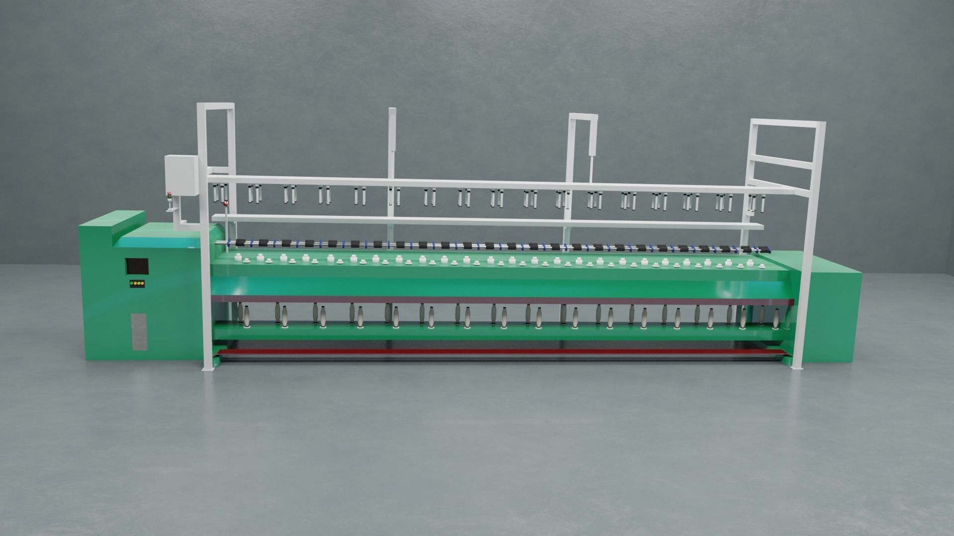 Rotor spinning machine 3D model | CGTrader