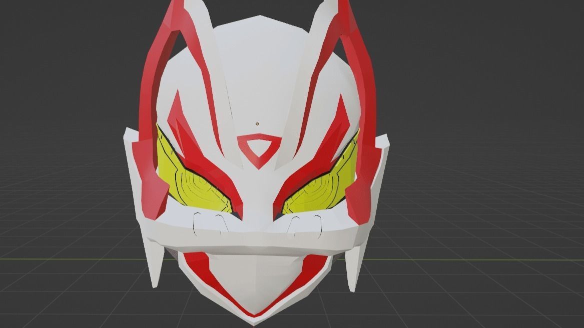 Helmet Kamen rider Geats Mark 9 By GunGT ver 2 free 3D model 3D ...