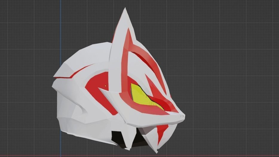 Helmet Kamen rider Geats Mark 9 By GunGT ver 2 free 3D model 3D ...