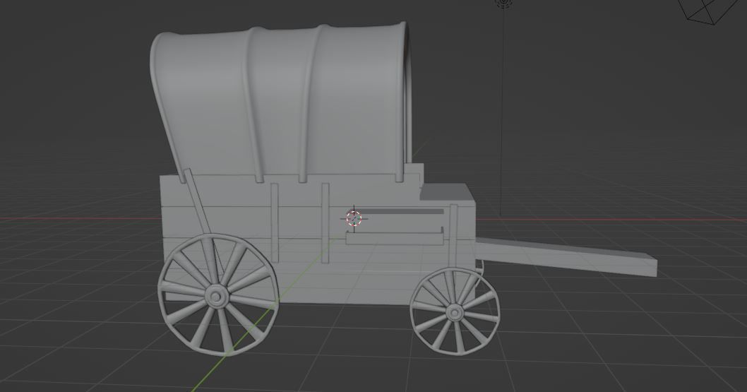 3D model Low-poly Carriage VR / AR / low-poly | CGTrader