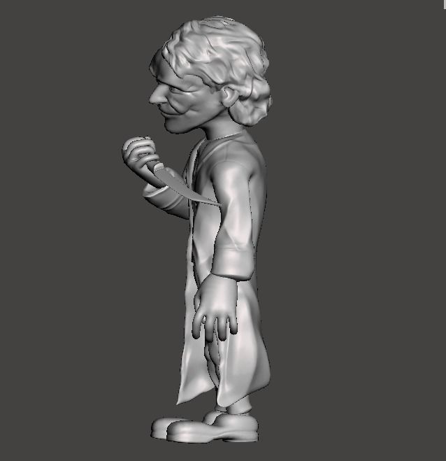 heath ledger with knife in hand 3D model 3D printable | CGTrader