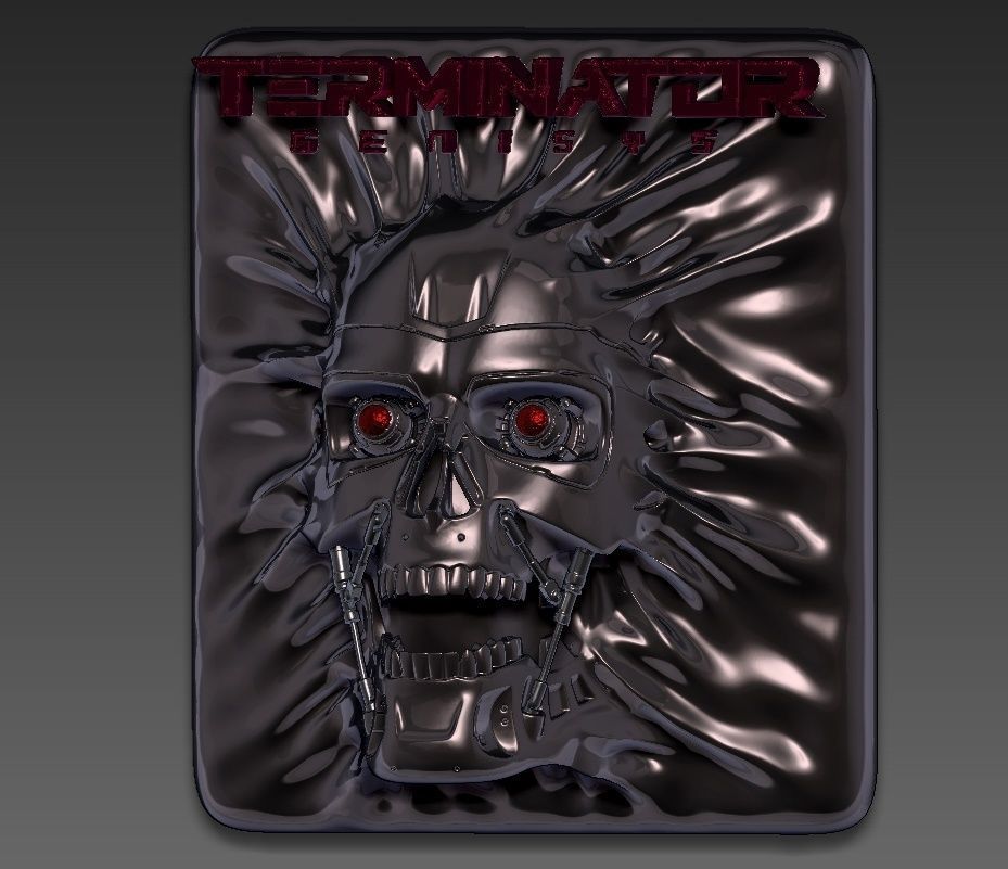 Terminator Genesis panel 3D model 3D printable | CGTrader
