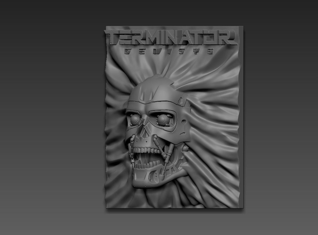 Terminator Genesis panel 3D model 3D printable | CGTrader