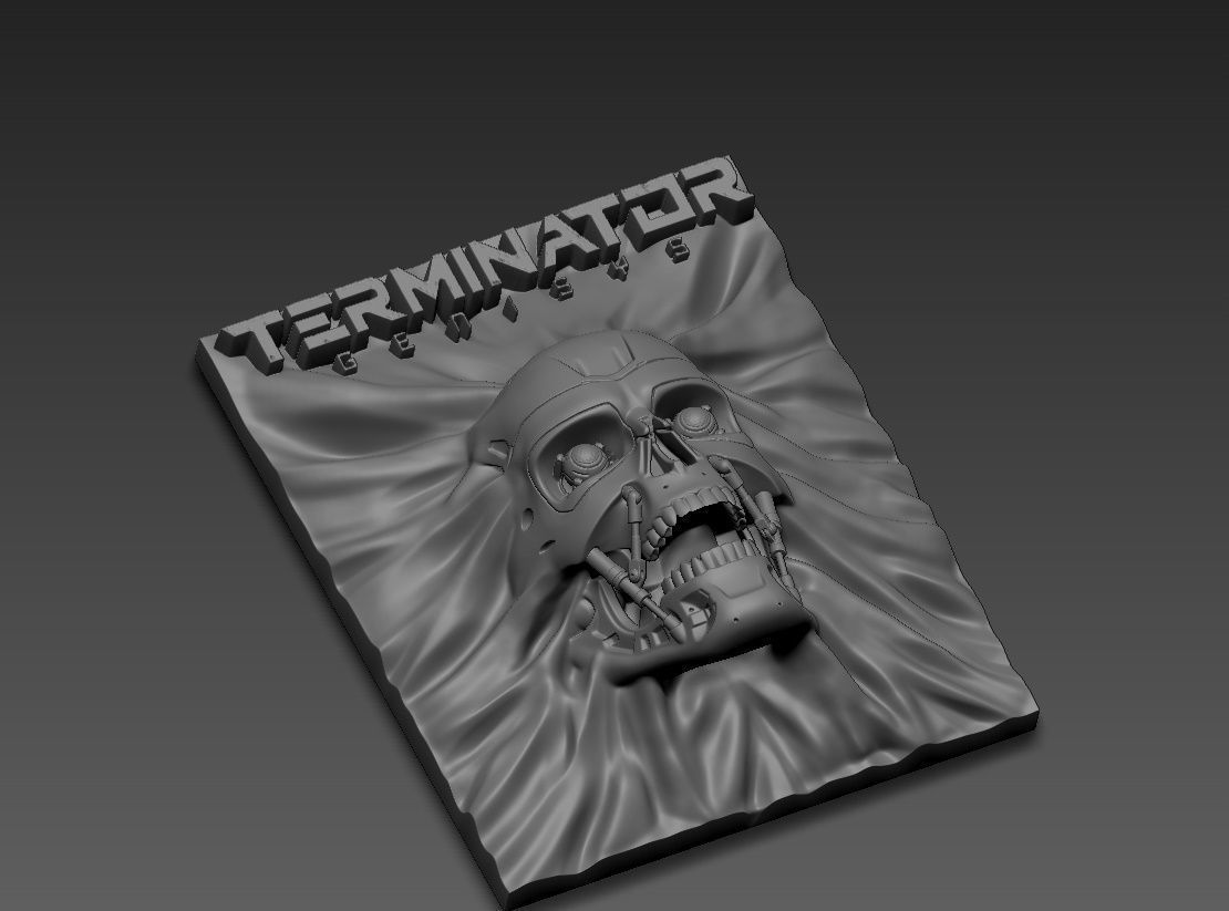Terminator Genesis panel 3D model 3D printable | CGTrader