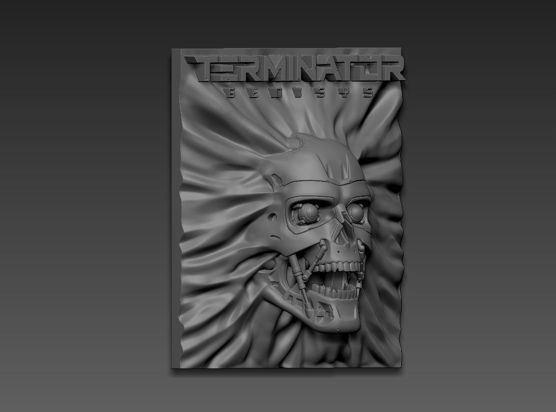 Terminator Genesis panel 3D model 3D printable | CGTrader