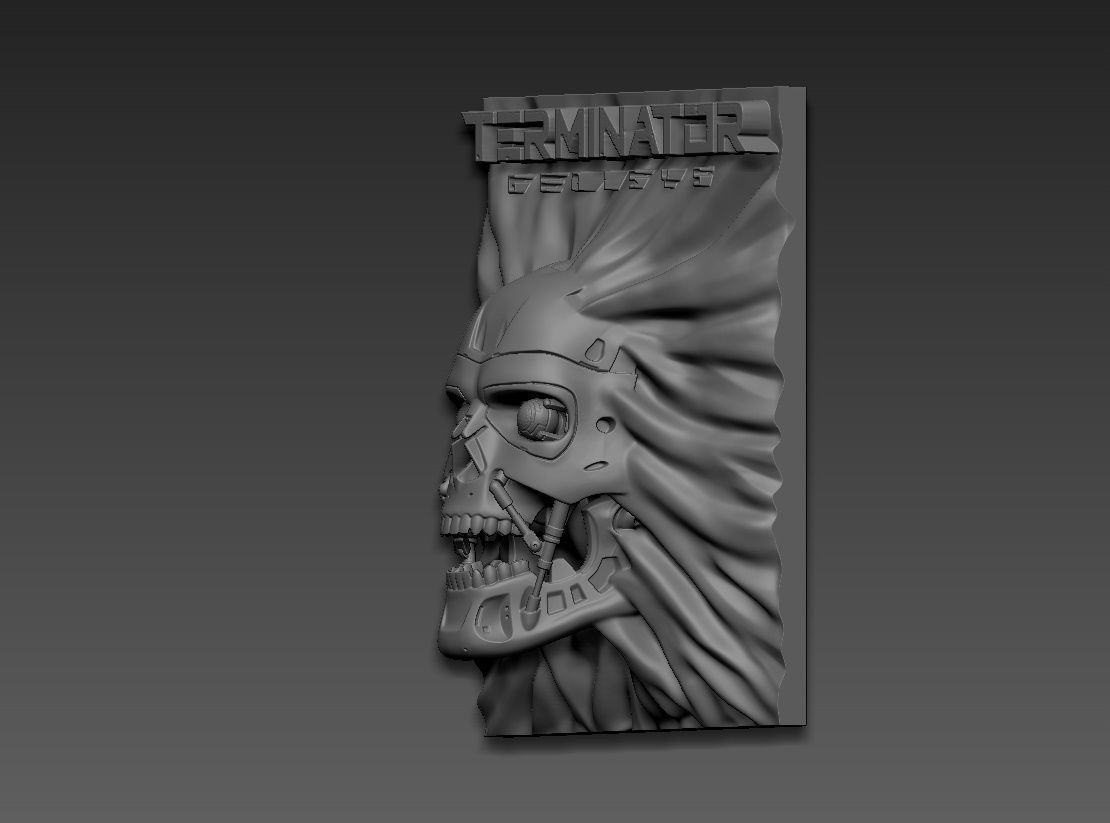 Terminator Genesis panel 3D model 3D printable | CGTrader