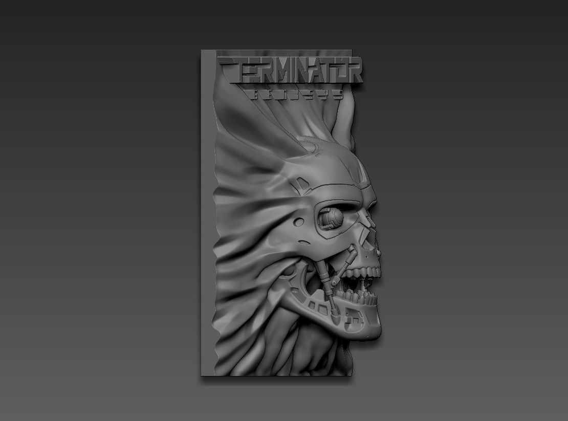 Terminator Genesis panel 3D model 3D printable | CGTrader