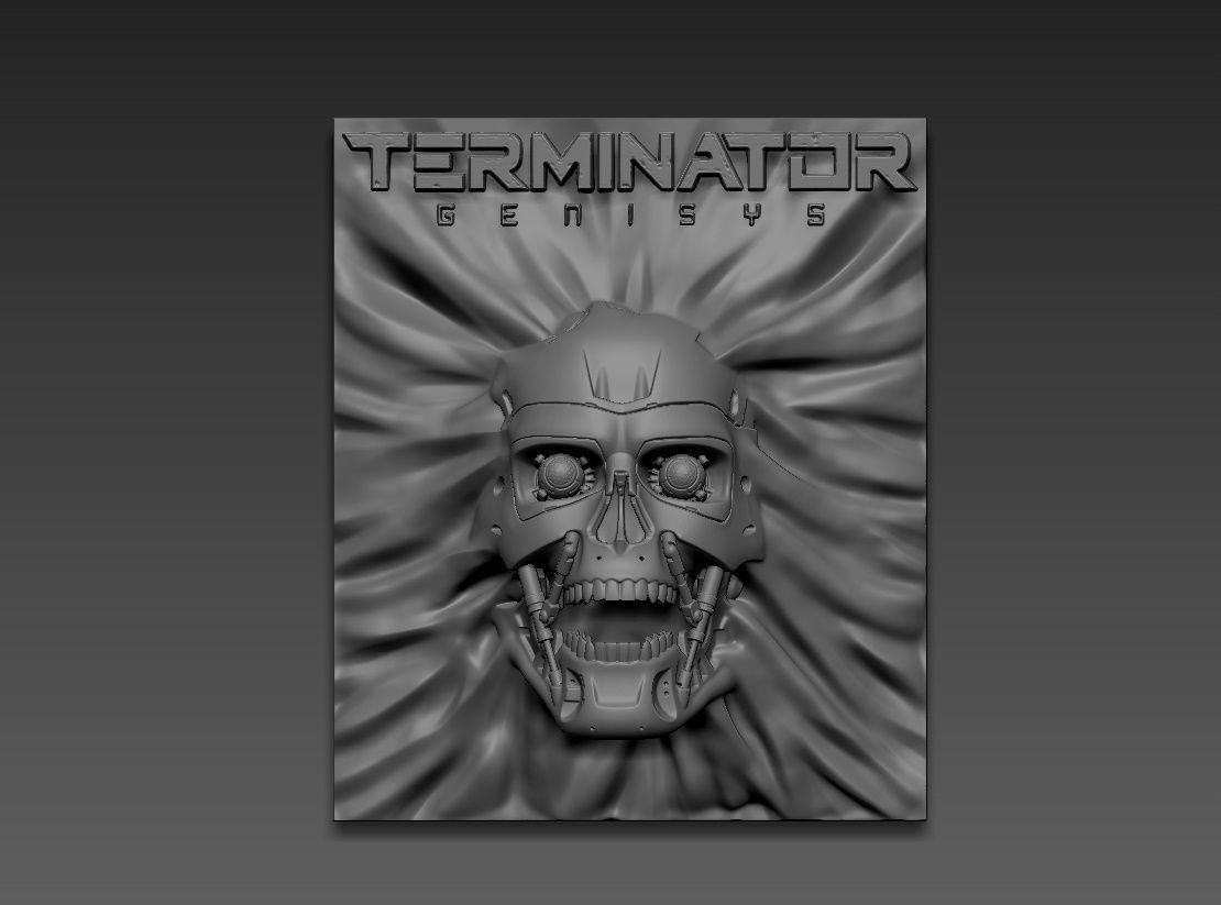 Terminator Genesis panel 3D model 3D printable | CGTrader