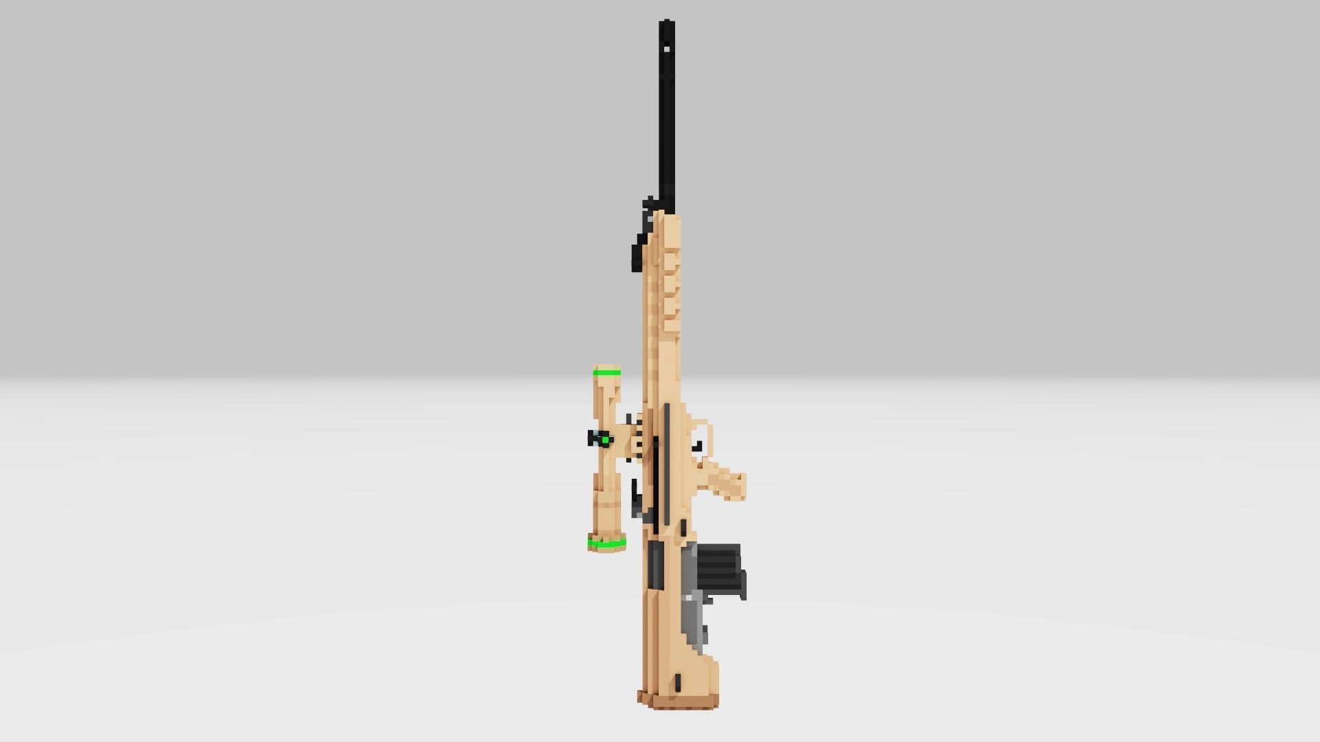 QBU 88 voxel 3D model | CGTrader