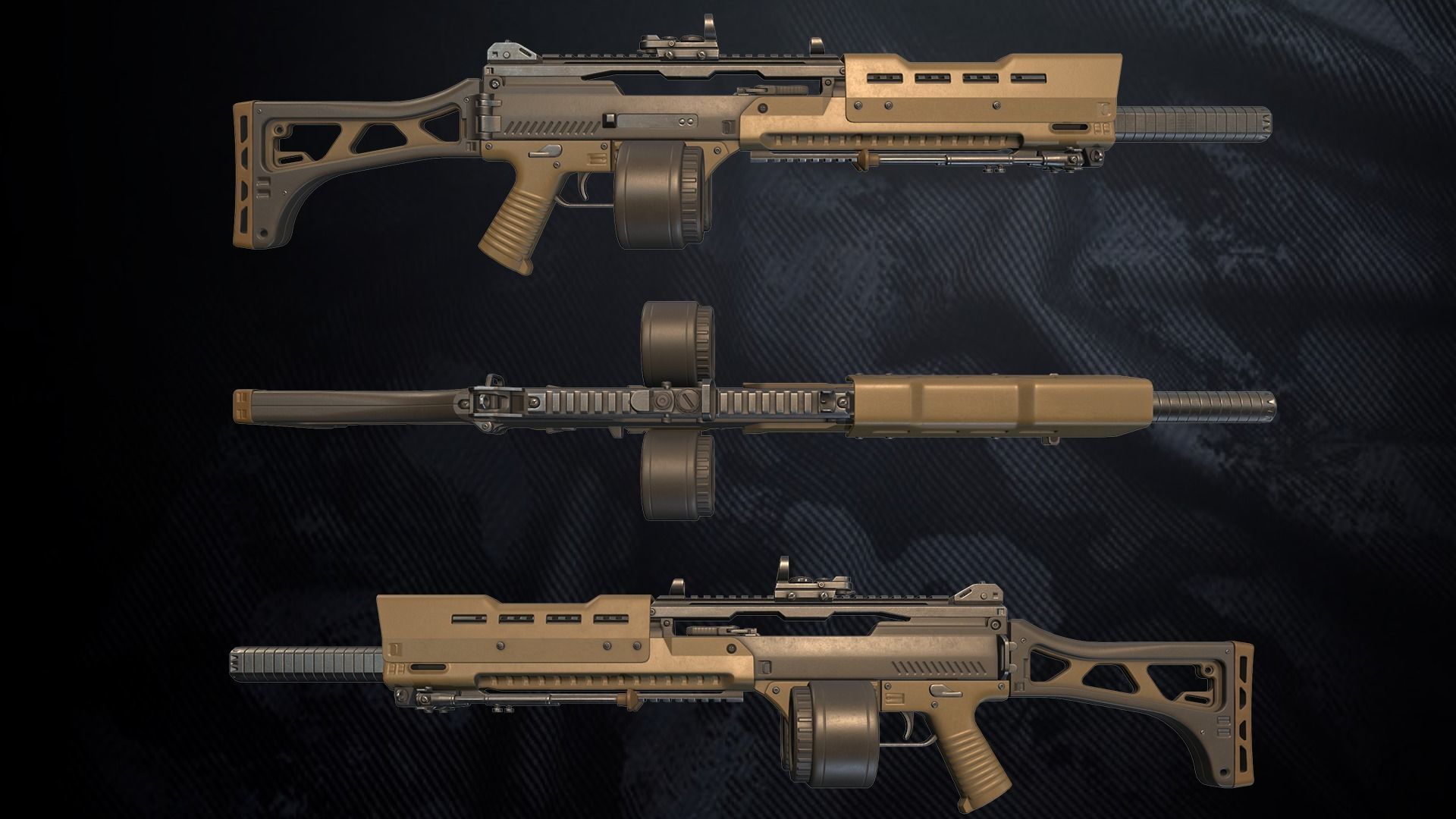 3D model GM 63 Assault Rifle VR / AR / low-poly | CGTrader