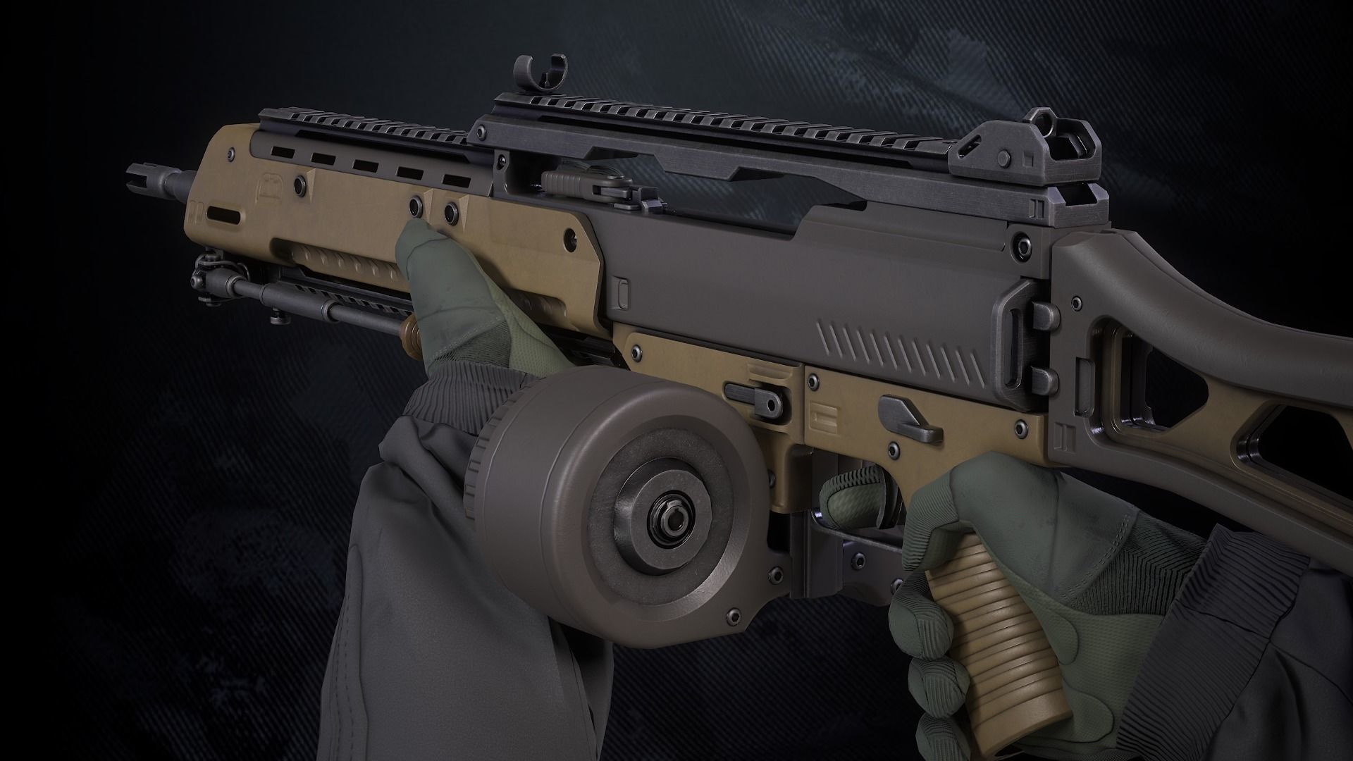 3D model GM 63 Assault Rifle VR / AR / low-poly | CGTrader