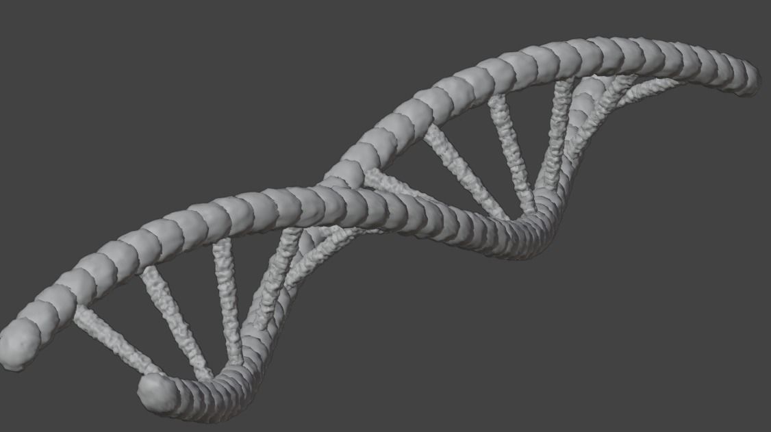 Professional realistic DNA Fragment 3D model free 3D model | CGTrader