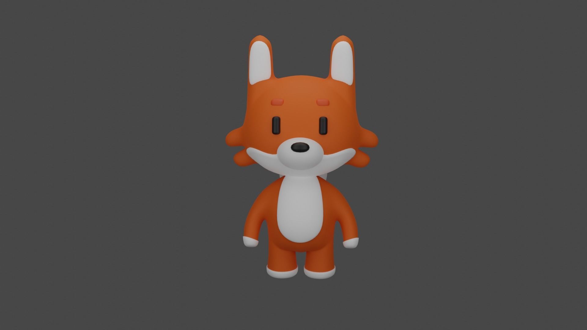 3D Fox Toy 3D model 3D printable | CGTrader
