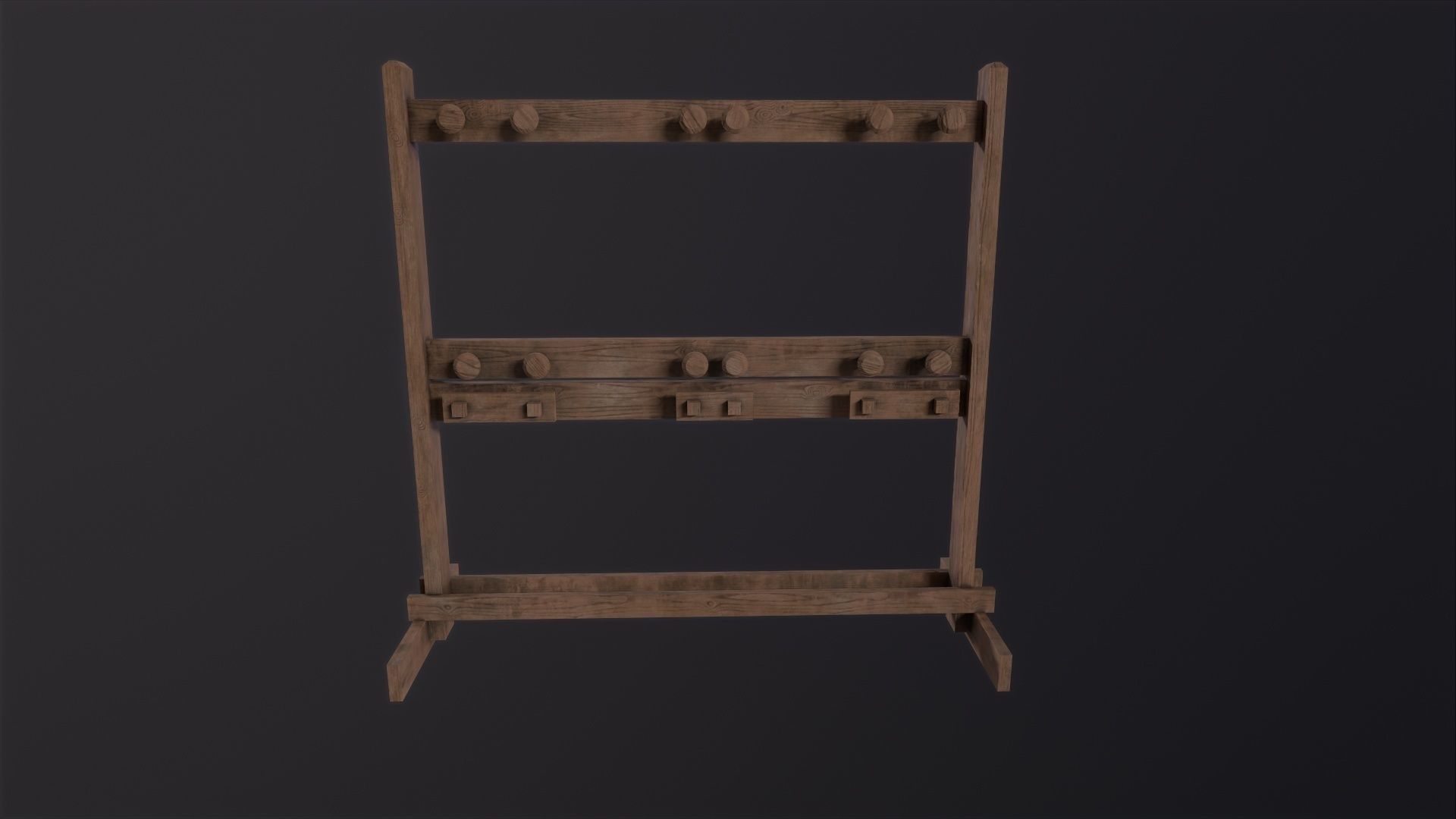 3D model Weapon Rack 3D Model VR / AR / low-poly | CGTrader