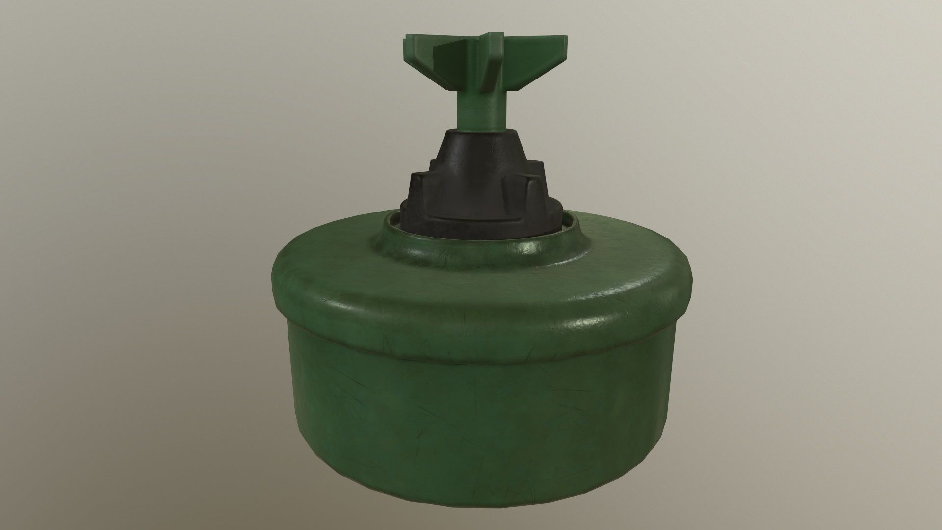 3D model Serbian Land Mine PMA-2 VR / AR / low-poly | CGTrader