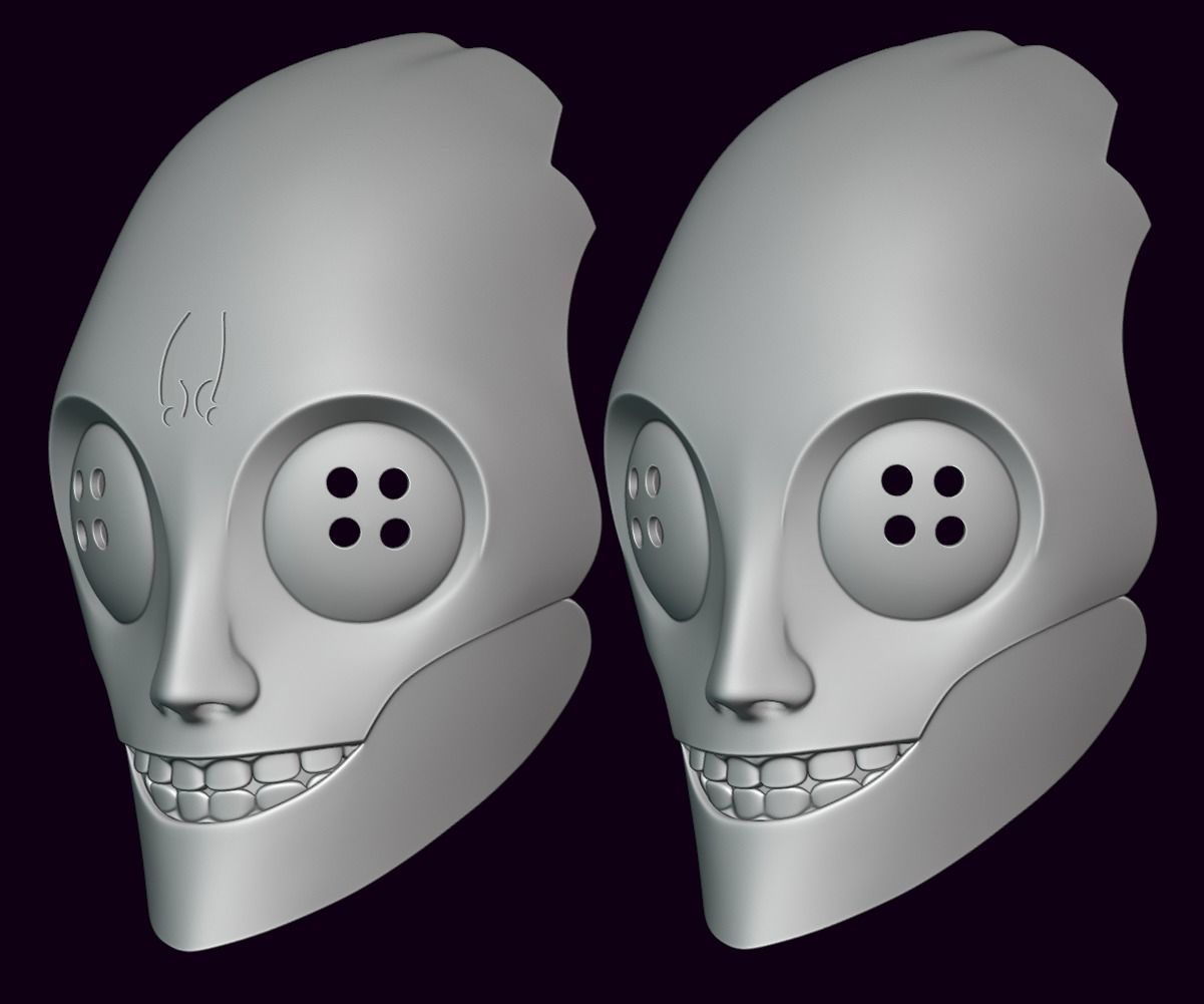 Drekavac Mask 3D model 3D printable | CGTrader