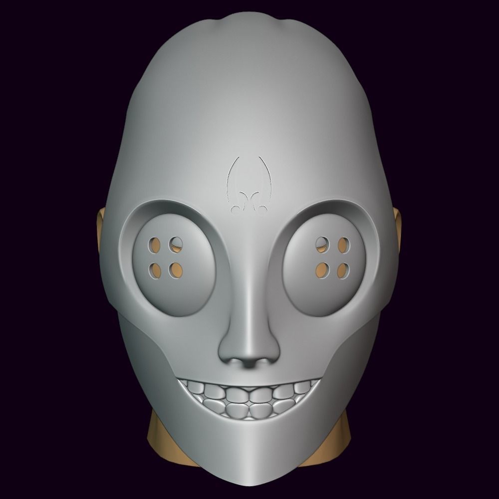 Drekavac Mask 3D model 3D printable | CGTrader