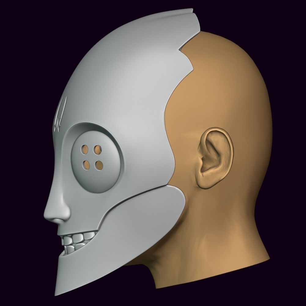 Drekavac Mask 3D model 3D printable | CGTrader