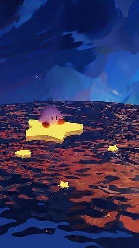 Adorable Seafarer Kirby 3D model | CGTrader