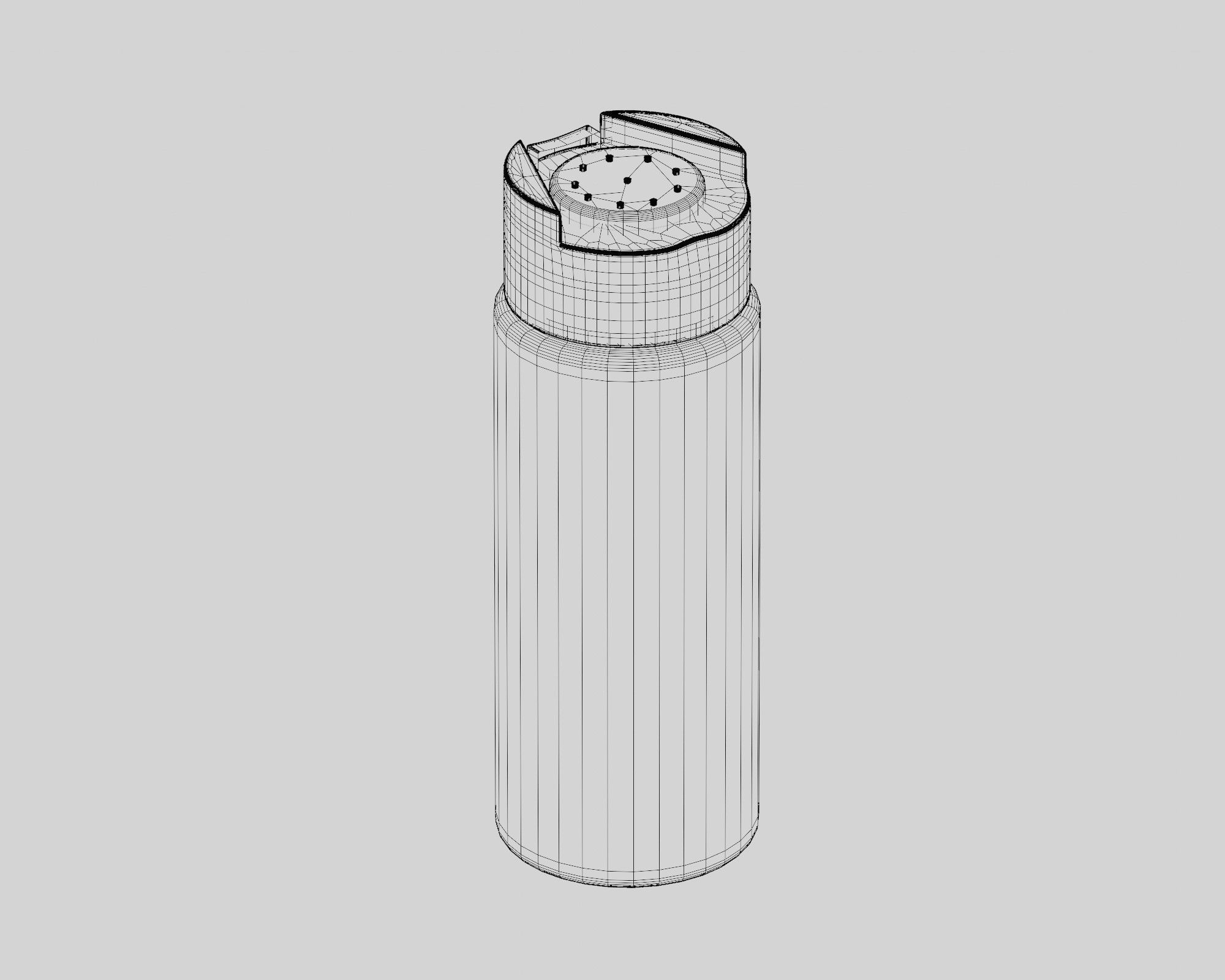 3D model Powder bottle model VR / AR / low-poly | CGTrader
