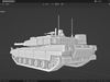 3D model K2 Black Panther TANK BASE MESH VR / AR / low-poly | CGTrader