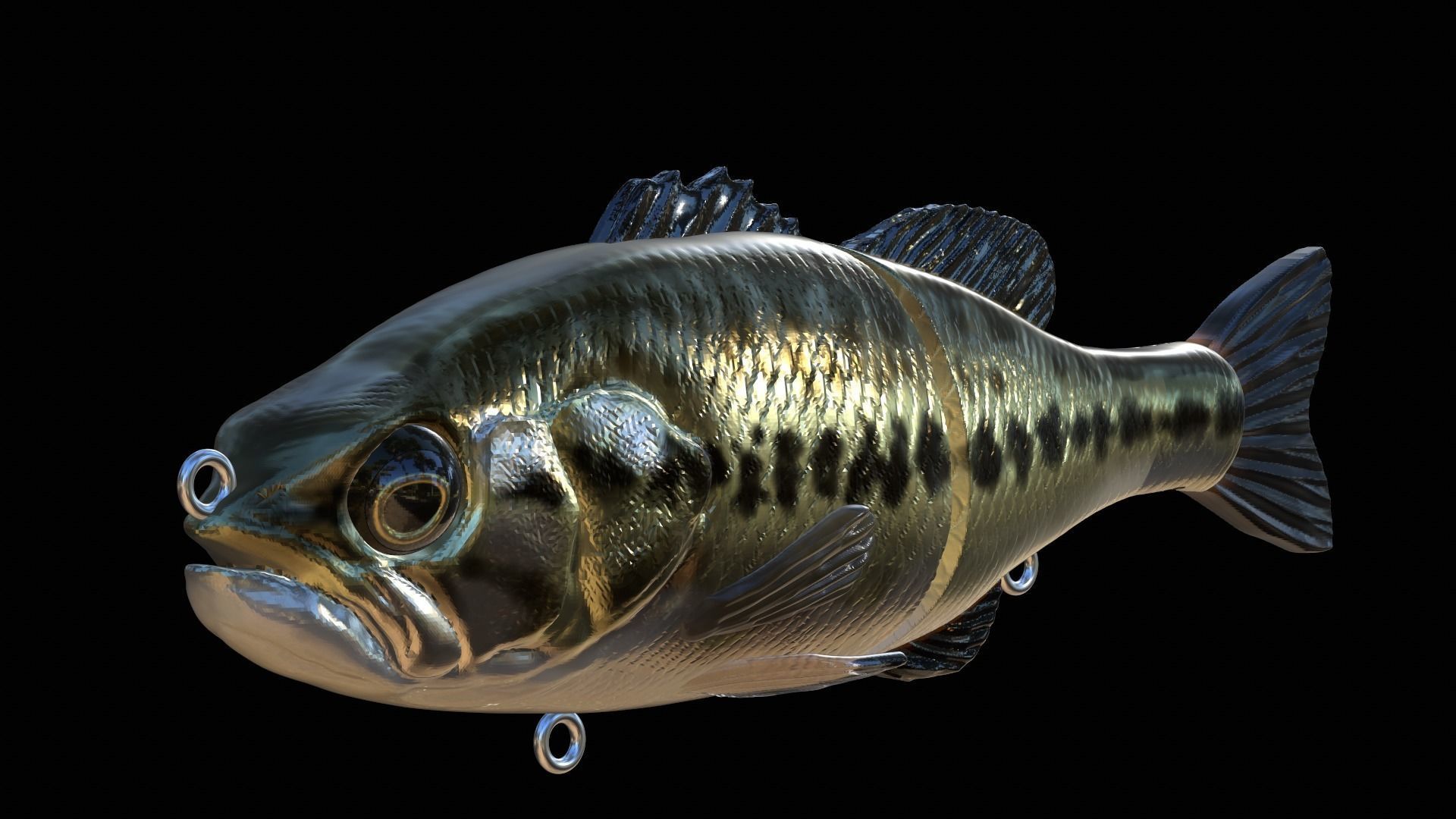 Bass swimbait 3d print 3D model 3D printable | CGTrader
