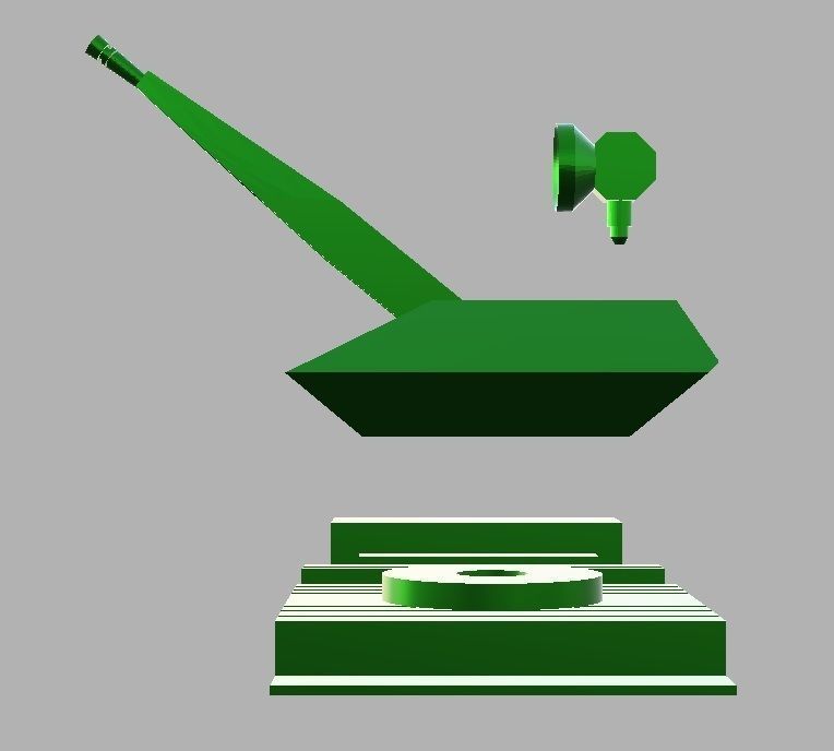 Air defense system scale model 3D model | CGTrader