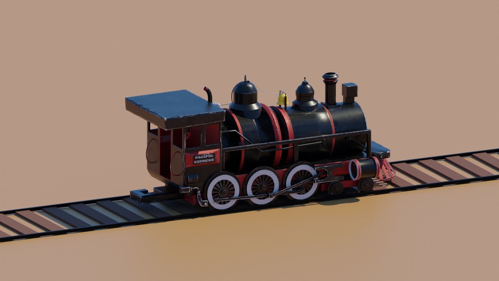 3D model Stylized Locomotive VR / AR / low-poly | CGTrader