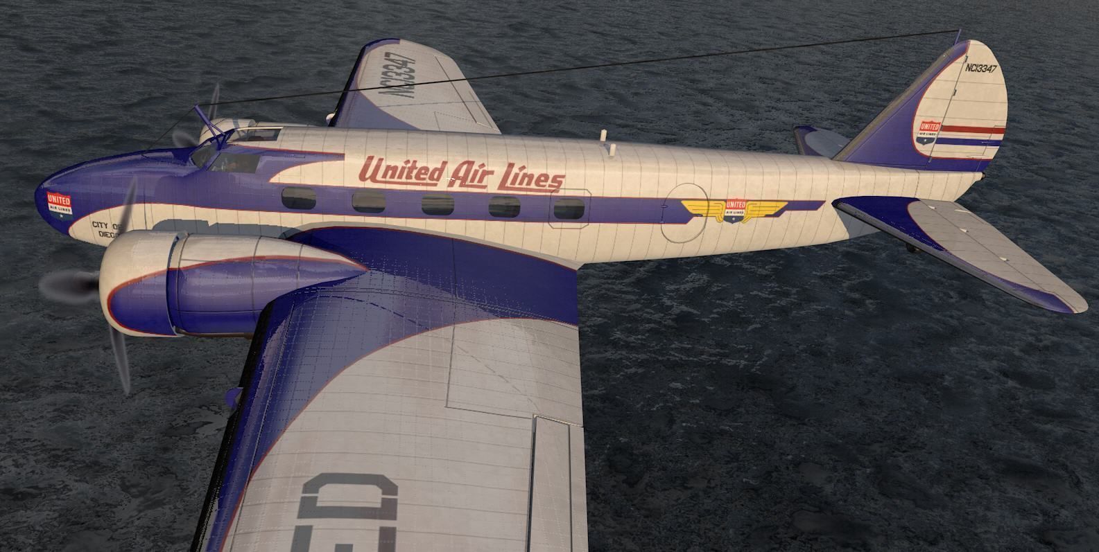 Boeing 247 - Boeing C-73 3D model | CGTrader