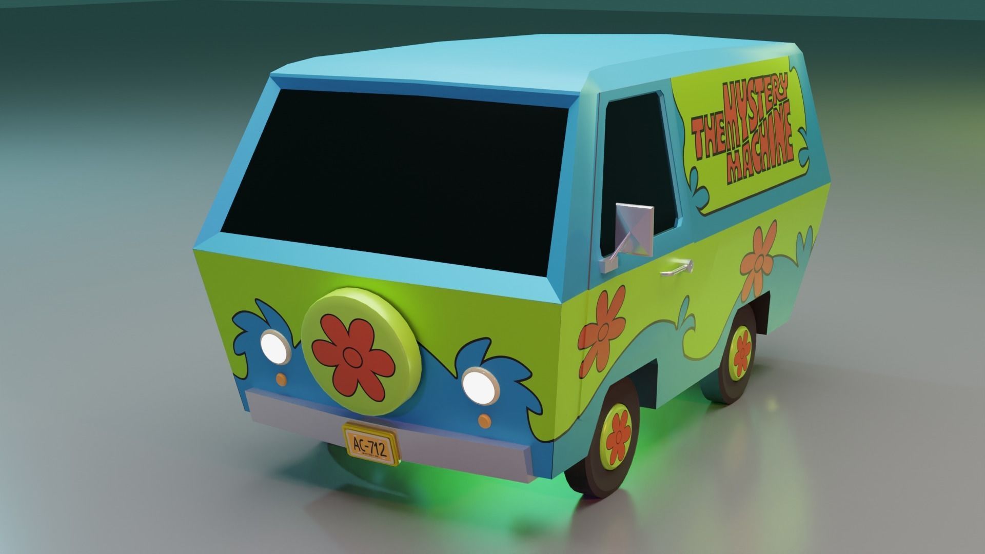3D model The Mystery Machine - Scooby-Doo Van VR / AR / low-poly | CGTrader