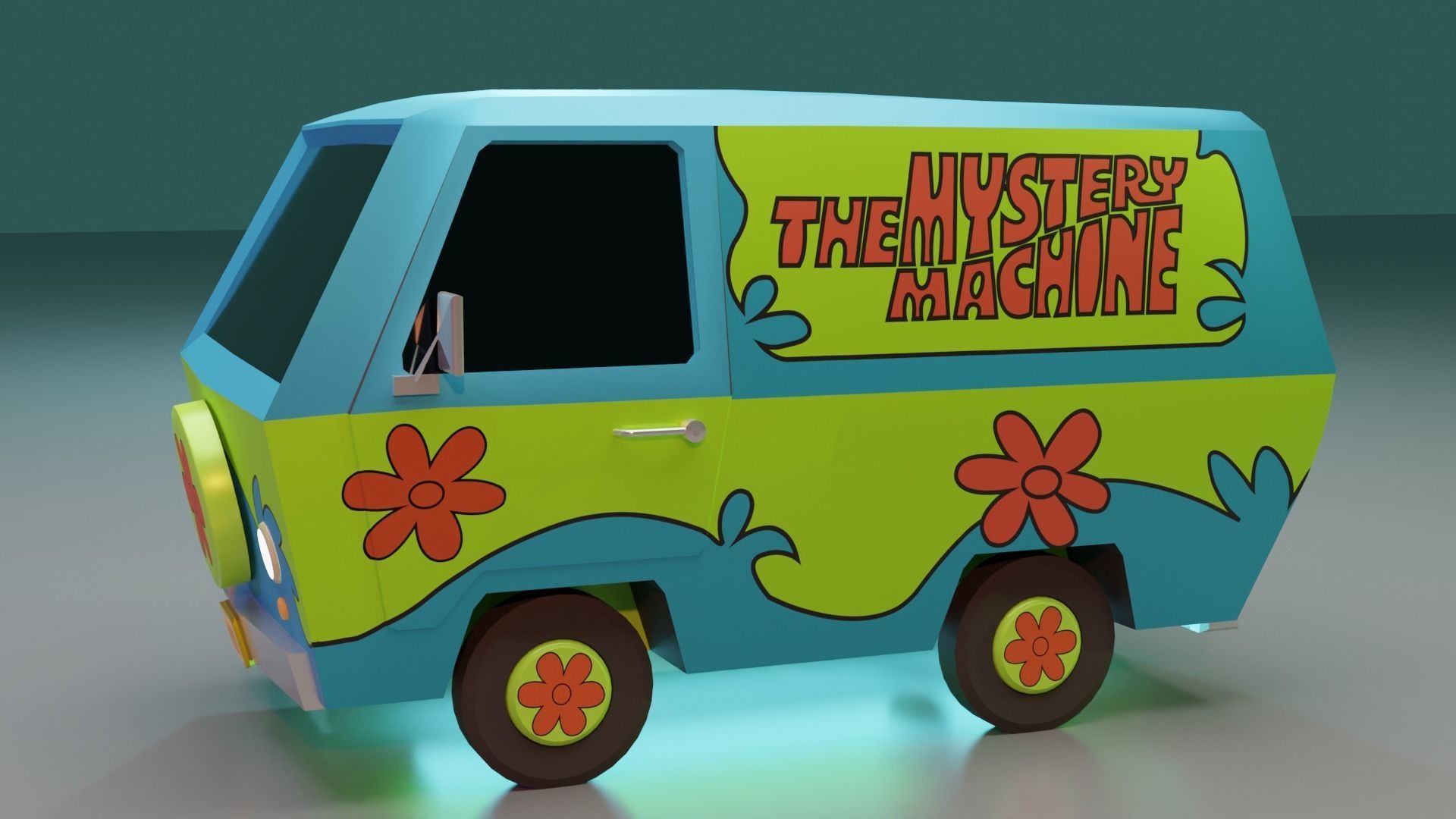3D model The Mystery Machine - Scooby-Doo Van VR / AR / low-poly | CGTrader