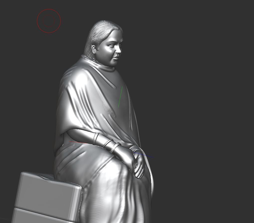 Female miniature 3D model 3D printable | CGTrader