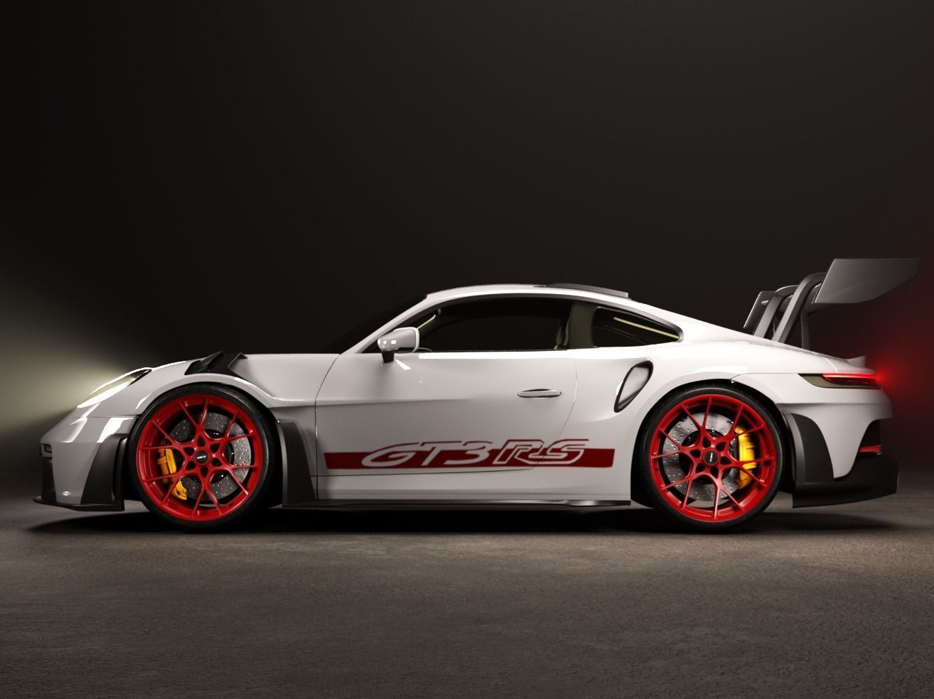 Porsche 911 GT3 RS 992 2023 3D model 3D model | CGTrader