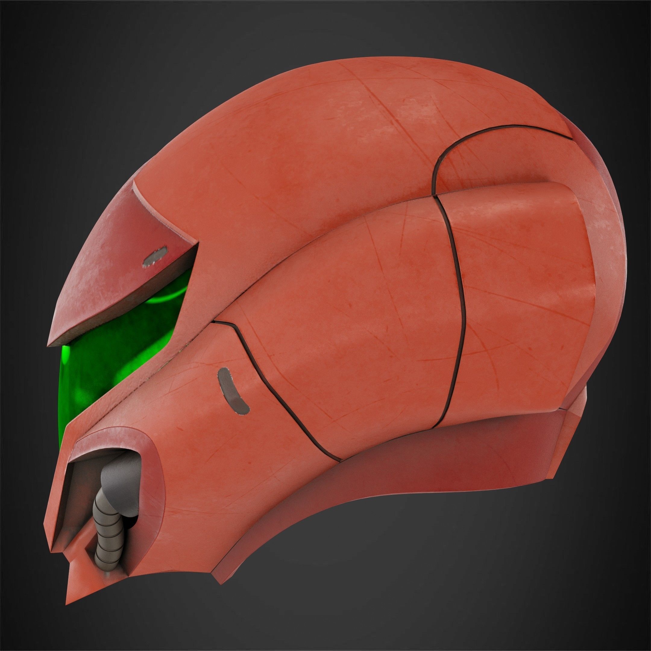Metroid Samus Aran Power Suit Helmet for Cosplay 3D model 3D printable ...