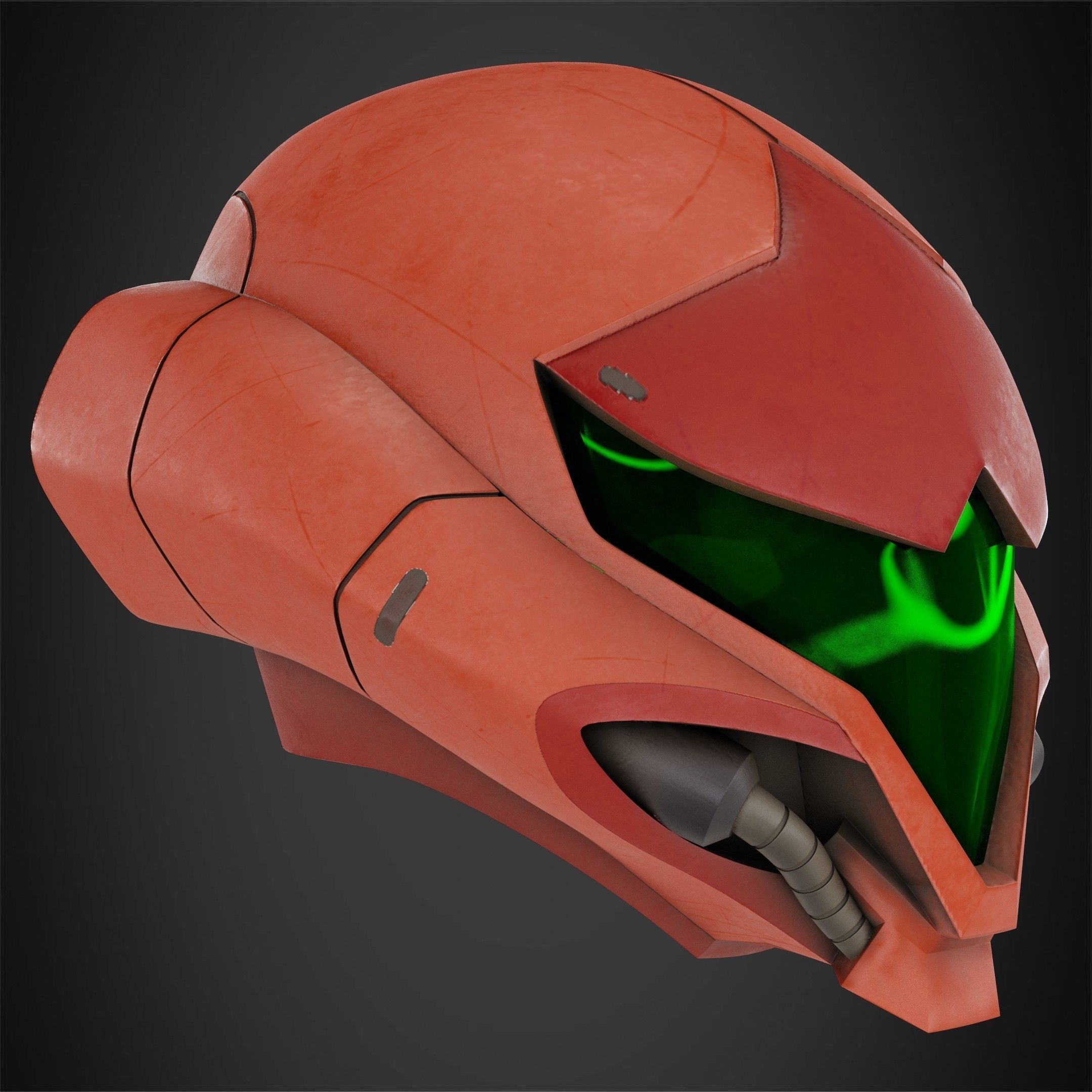 Metroid Samus Aran Power Suit Helmet for Cosplay 3D model 3D printable ...