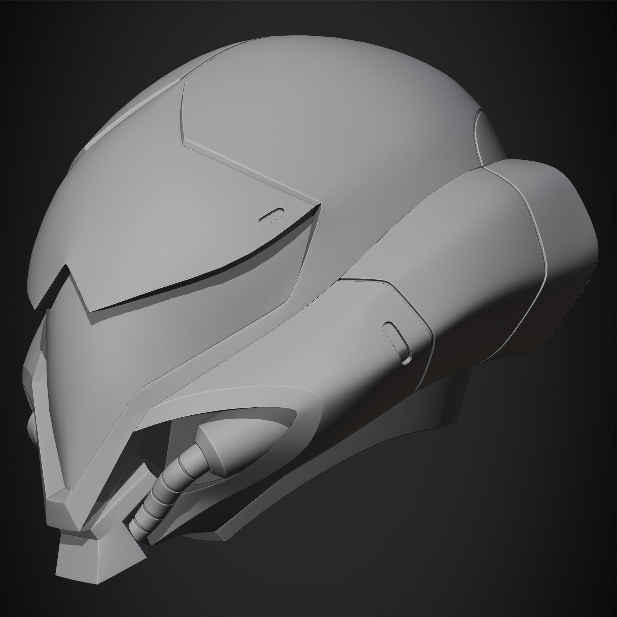 Metroid Samus Aran Power Suit Helmet for Cosplay 3D model 3D printable ...