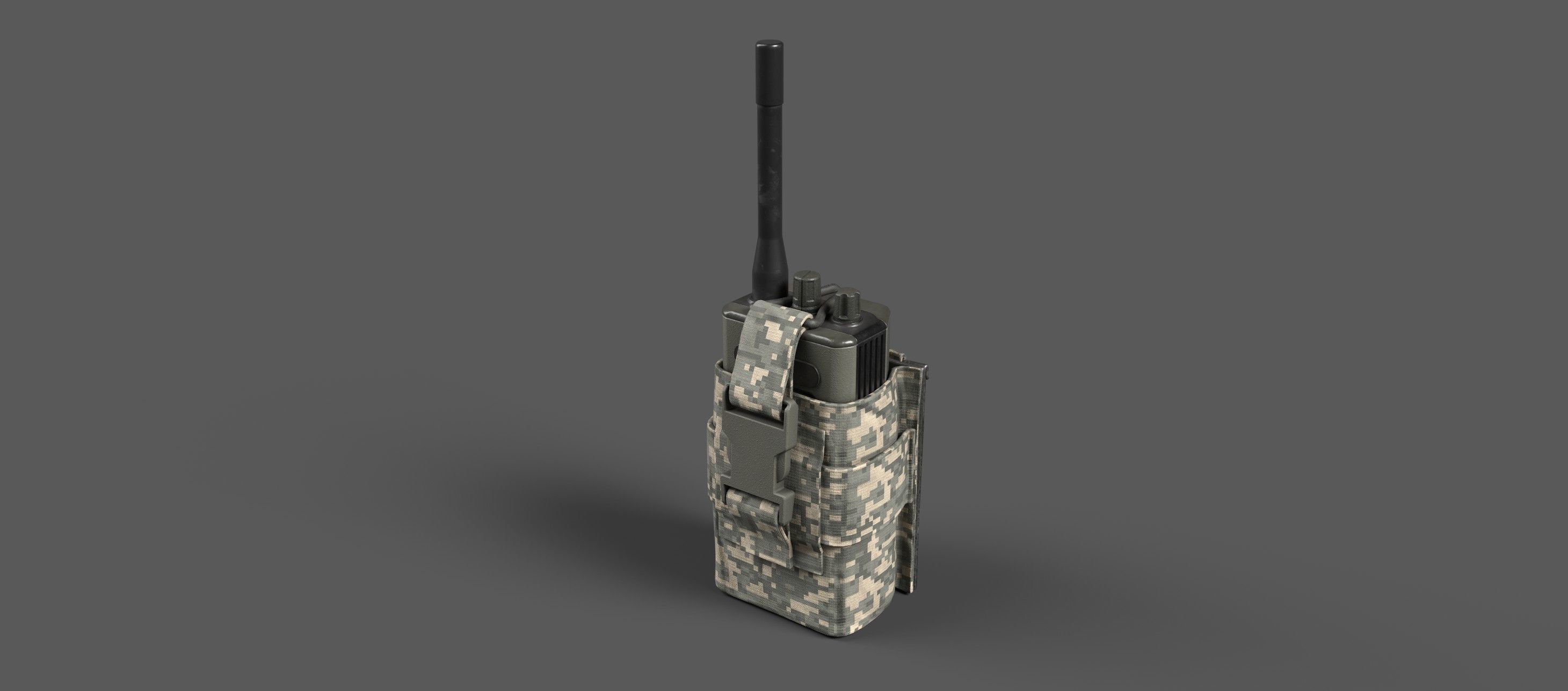 3D model Military Radio and holster - 4k PBR ORM - 3D model Unreal ...