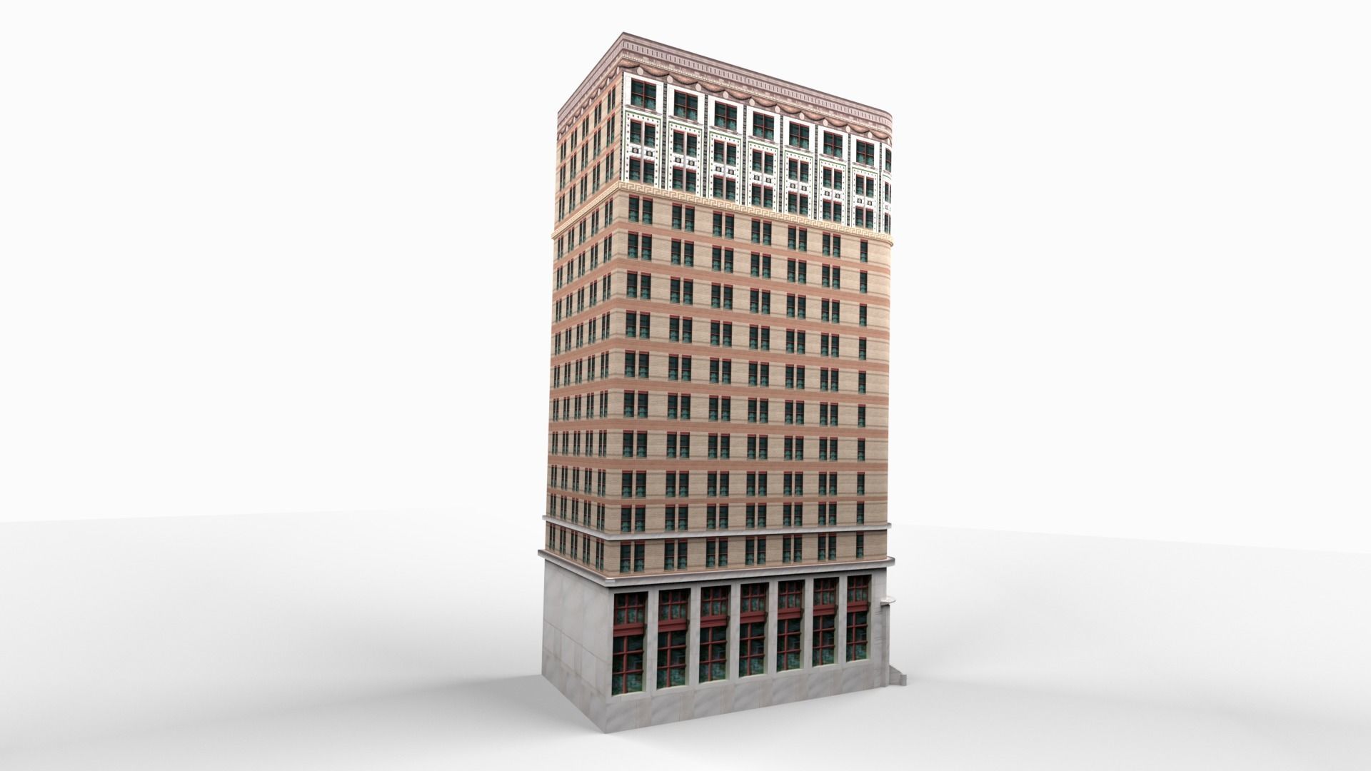 3D model Beaver Building VR / AR / low-poly | CGTrader