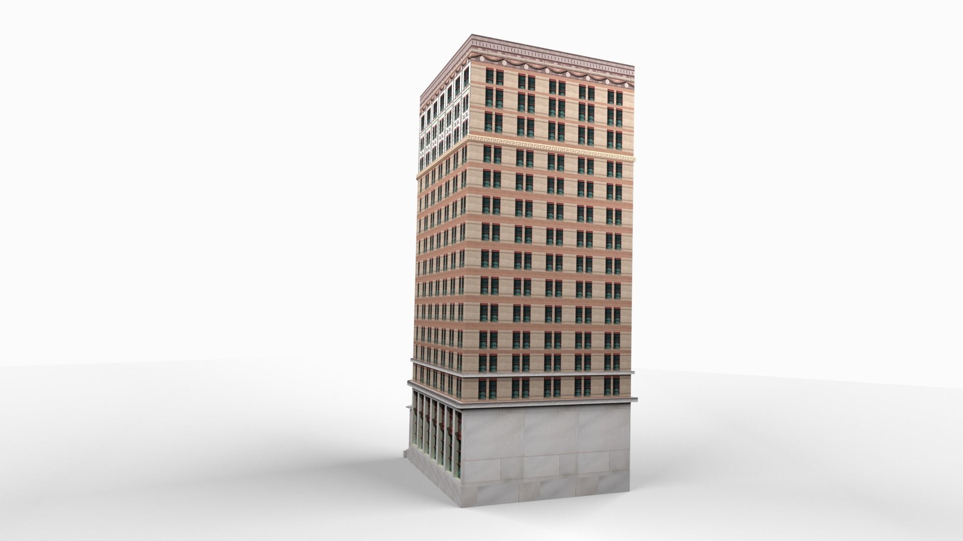 3D model Beaver Building VR / AR / low-poly | CGTrader