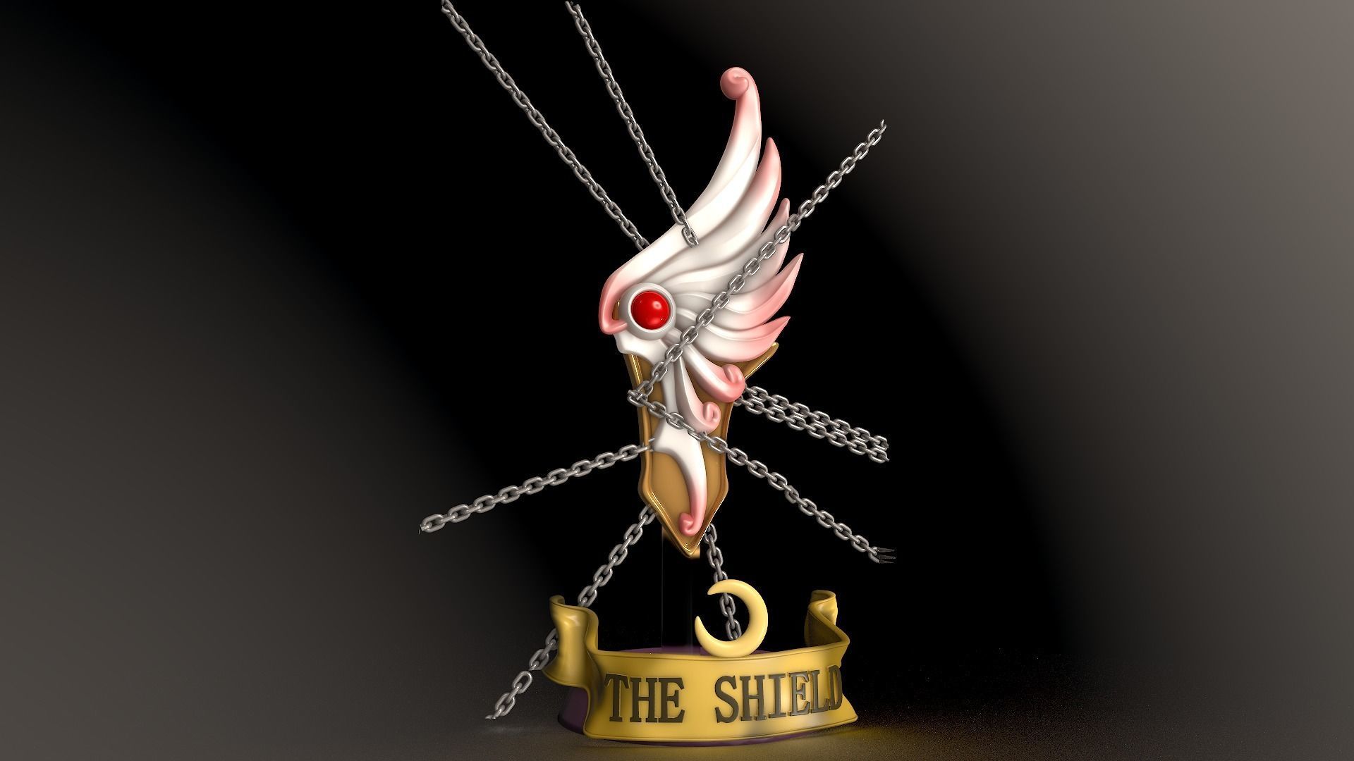 THE SHIELD SAKURA CARD CAPTOR 3D model 3D printable | CGTrader
