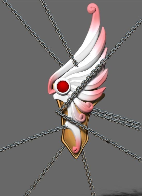 THE SHIELD SAKURA CARD CAPTOR 3D model 3D printable | CGTrader
