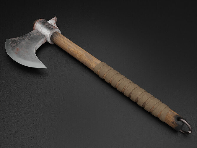 Battle Axe 3D model | CGTrader
