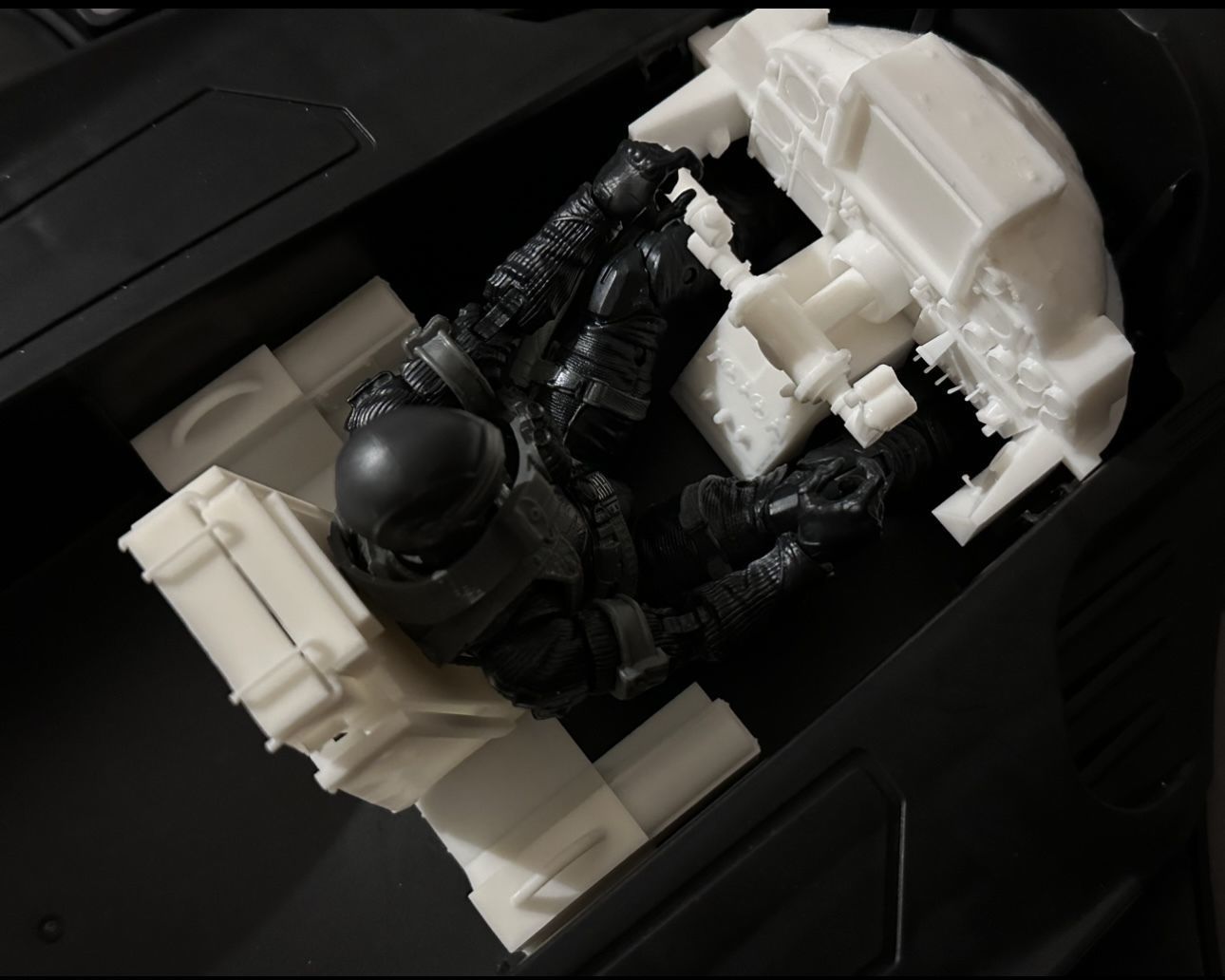 Spinmaster Batman Batwing one-Twelfth Interior upgrade kit 3D model 3D ...