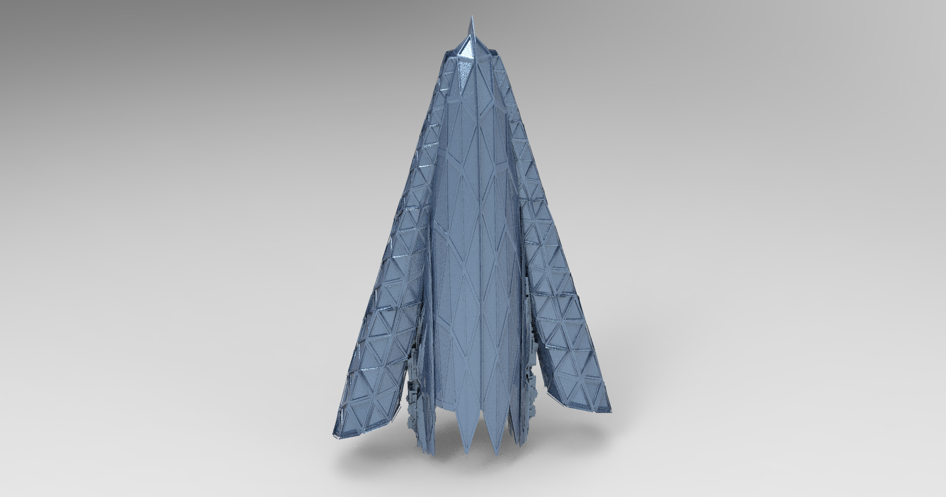 Pyramid Modern shard tower point 3D model | CGTrader